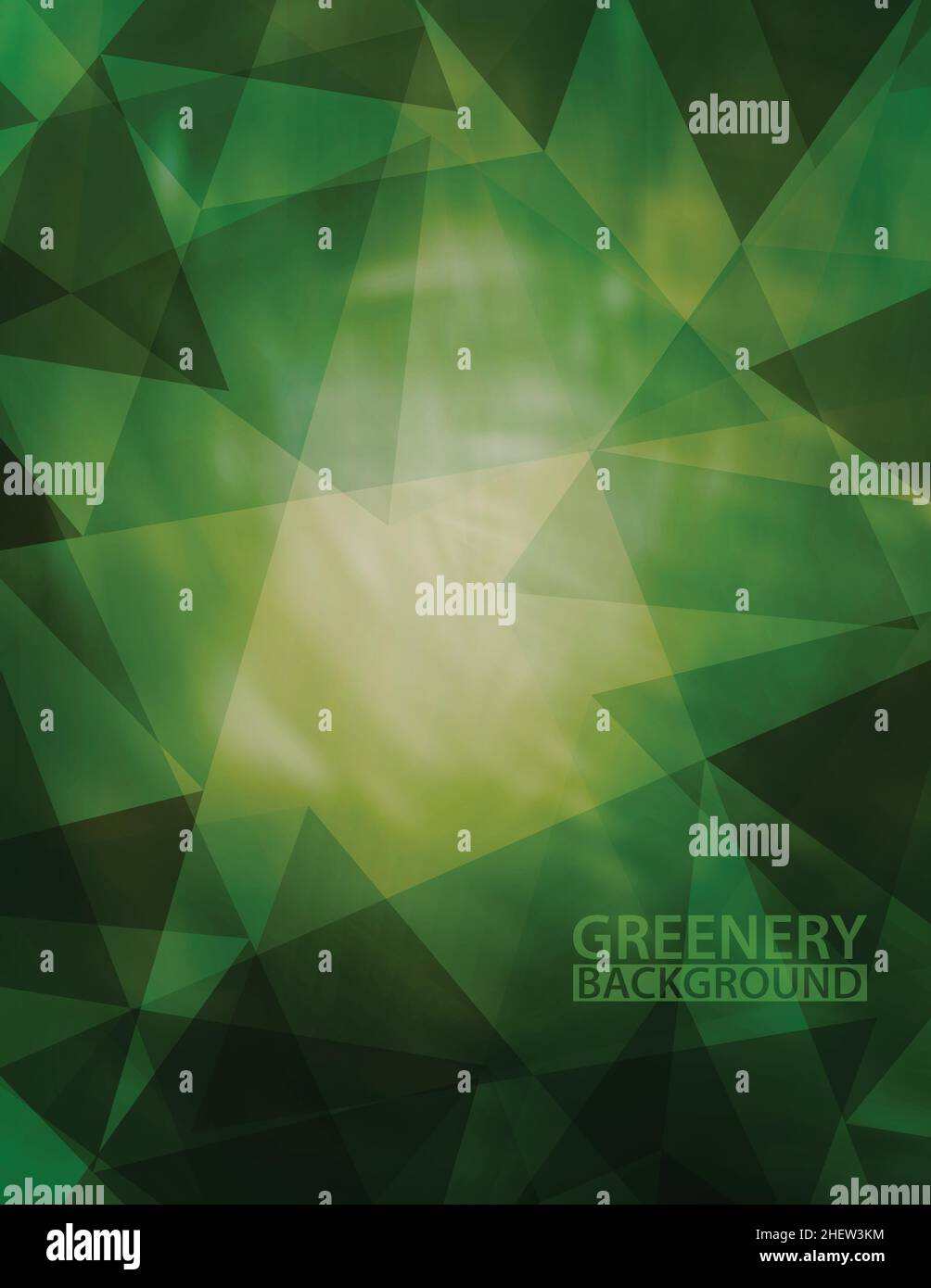 Abstract dark greenery template of poster background. Vector graphic ...
