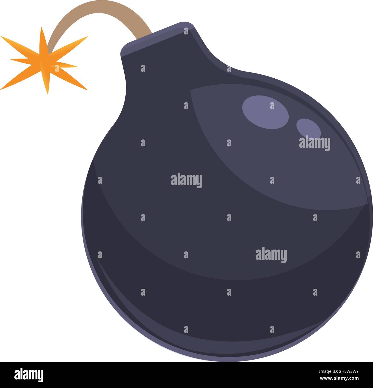 Gameplay bomb icon cartoon vector. Game ui. Computer element Stock ...