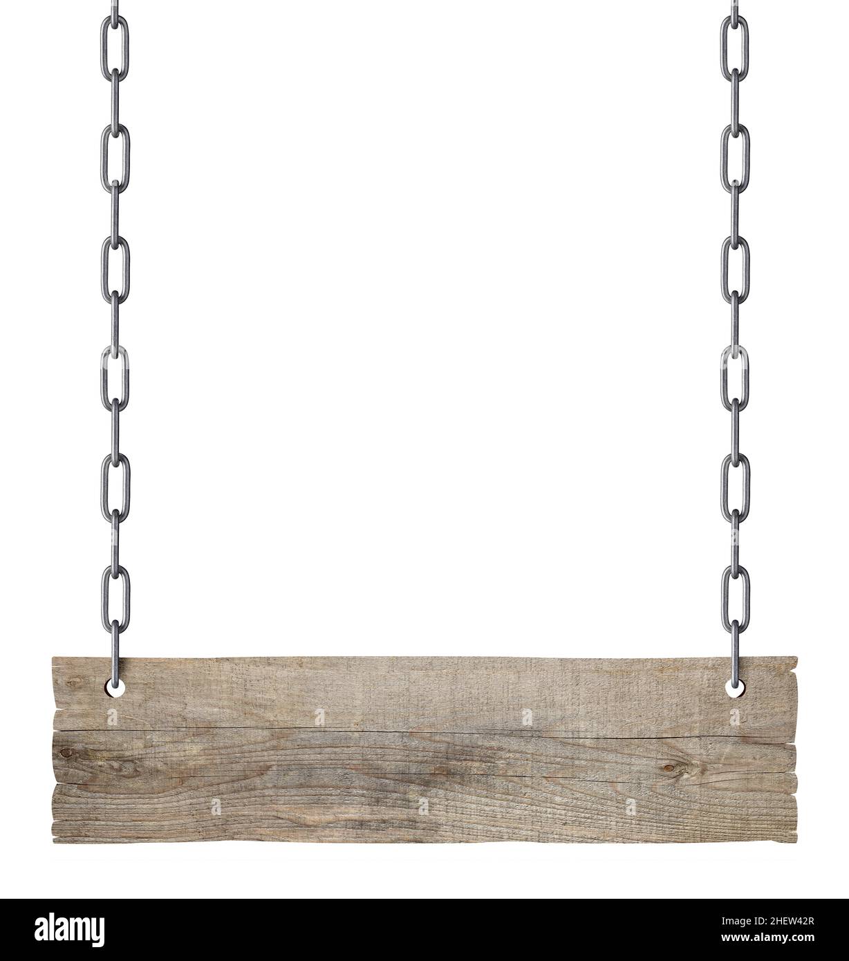 wooden sign chain ropesignboard signpost Stock Photo - Alamy