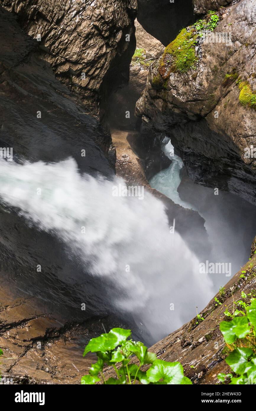 Trummelbach waterfall hi-res stock photography and images - Alamy