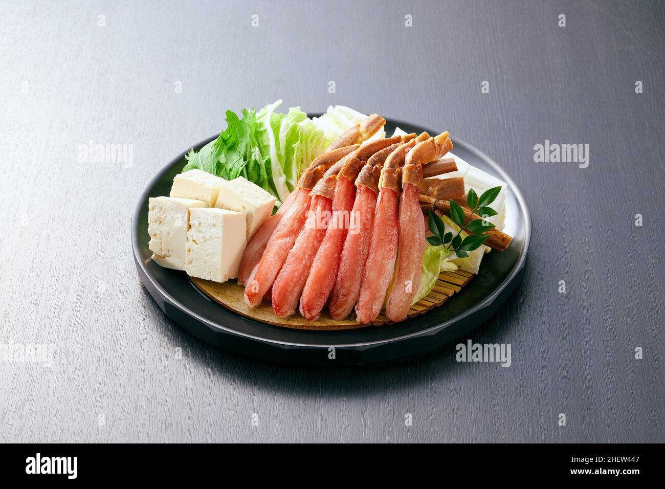 Ingredients For Crab Shabu Shabu Stock Photo - Alamy