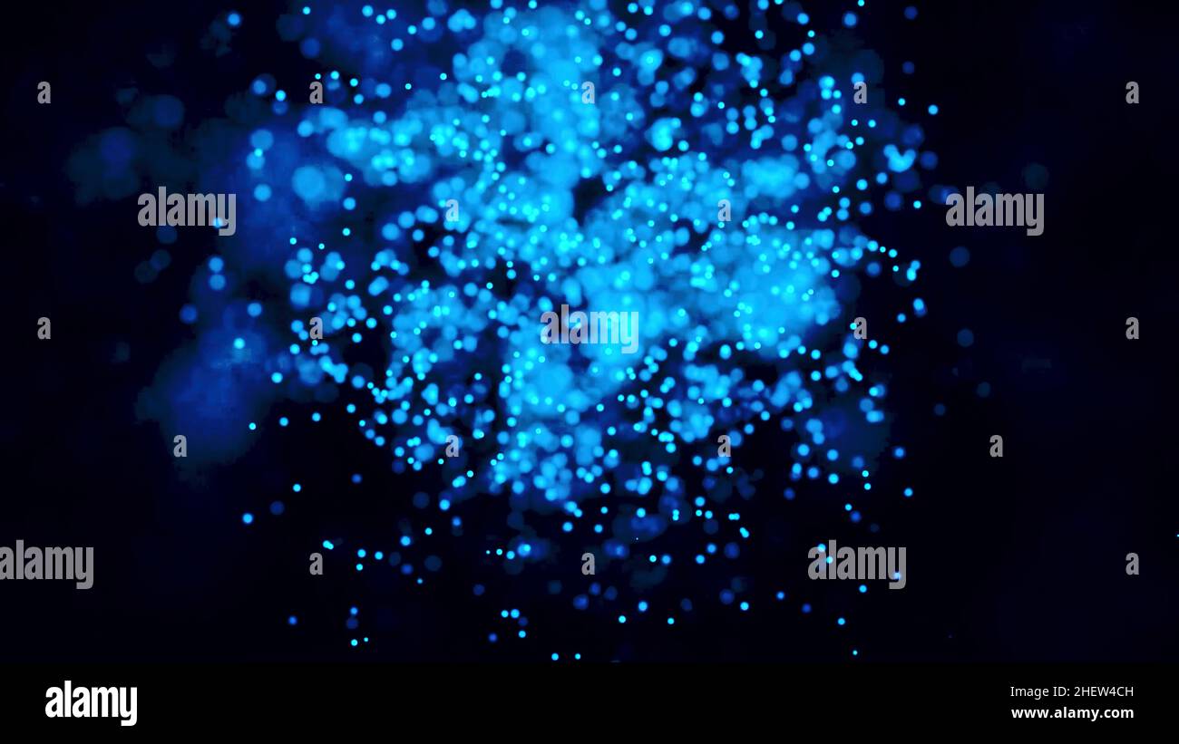 Wifi symbol. Abstract glowing blurred background. Bokeh. Defocused ...