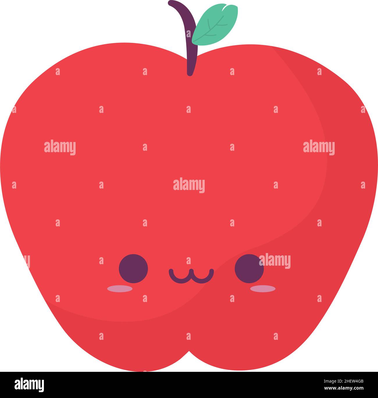 cute apple design Stock Vector Image & Art - Alamy
