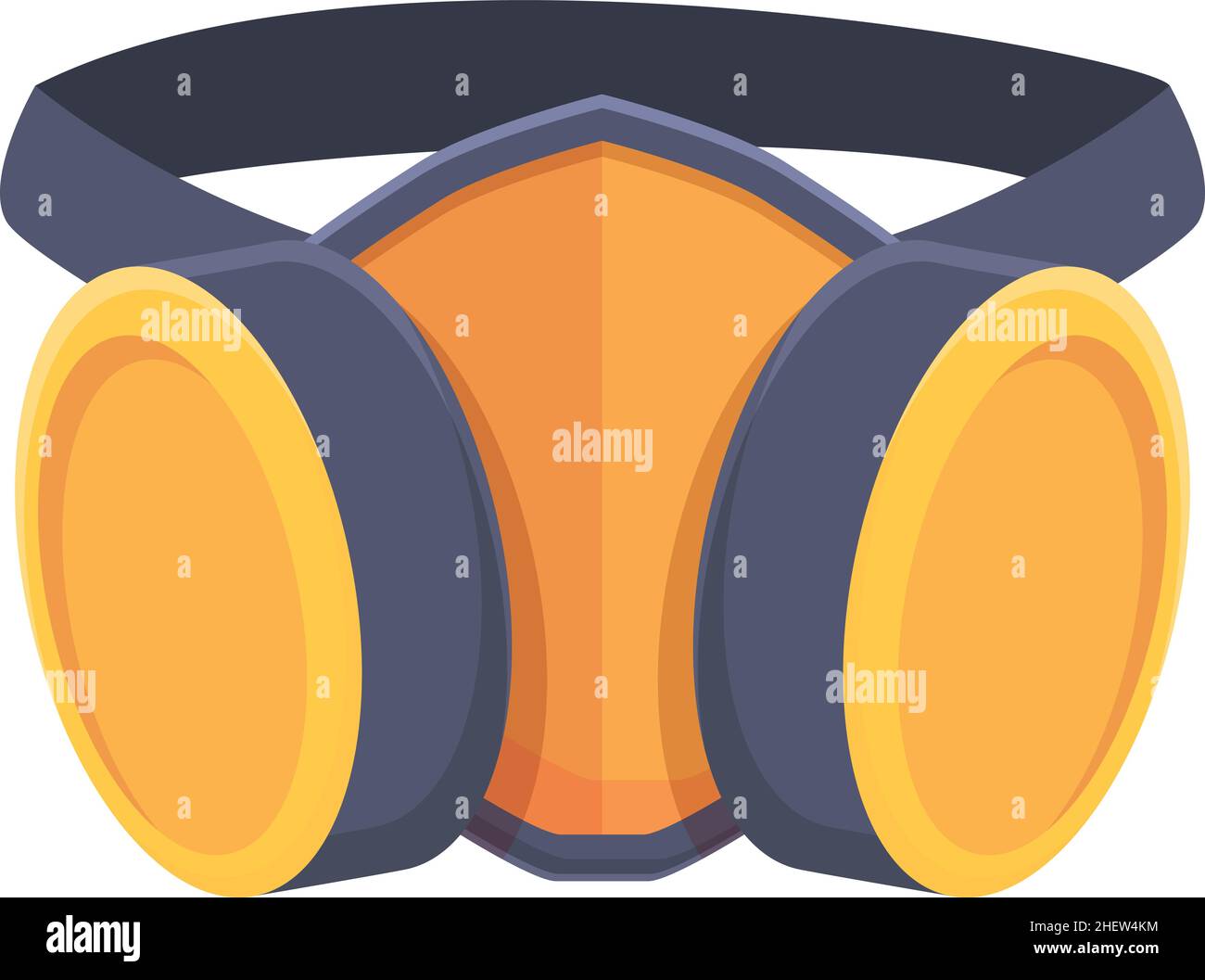 Gas mask icon cartoon vector. Mine industry. Sand work Stock Vector ...