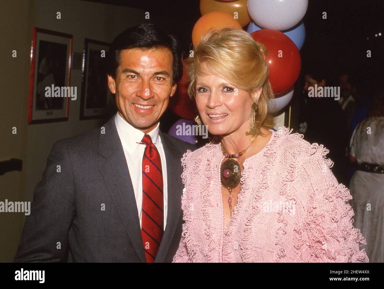Angie Dickinson and Mario Machado Circa 1980's Credit: Ralph Dominguez ...