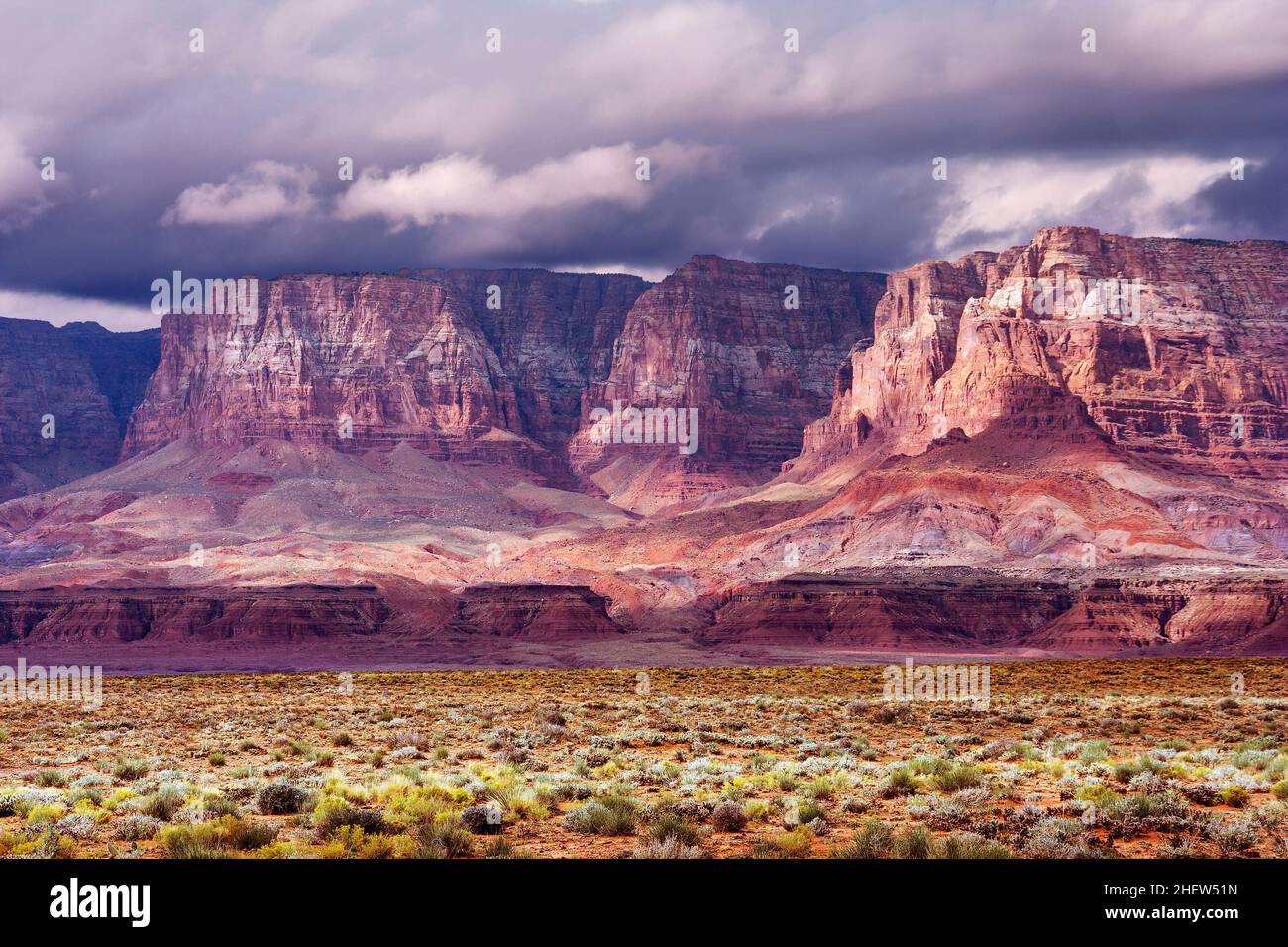 Vermillion cliffs, Arizona Stock Photo - Alamy