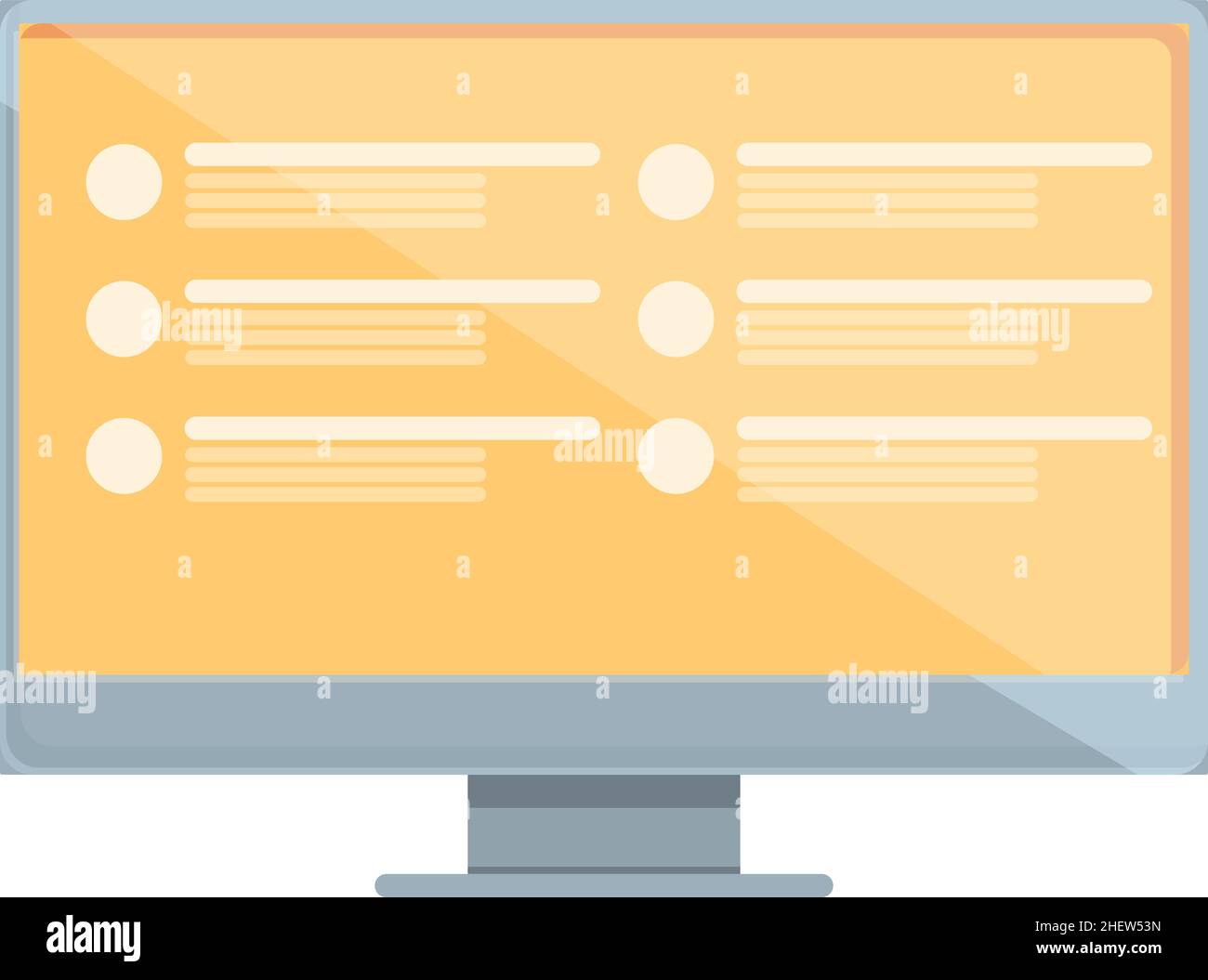 School online quiz icon cartoon vector. Exam test. Digital computer ...