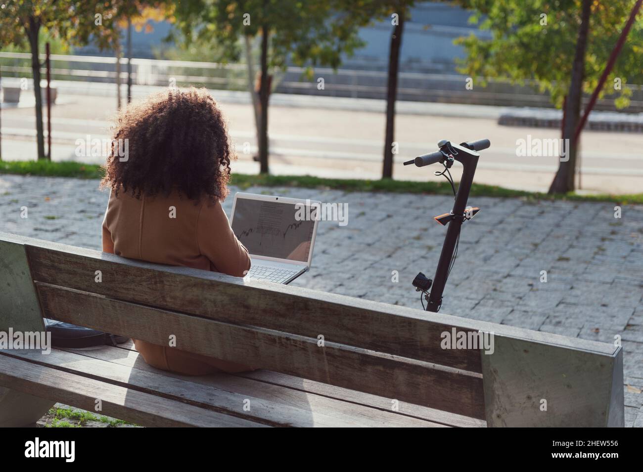 Mobility scooter woman sit hi-res stock photography and images - Alamy