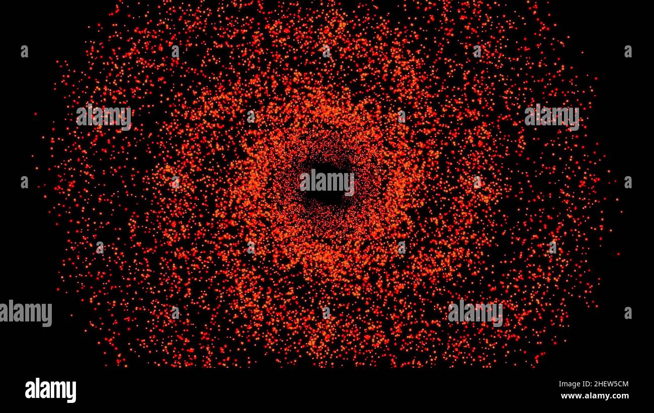 Pink particles moving move hi-res stock photography and images - Alamy