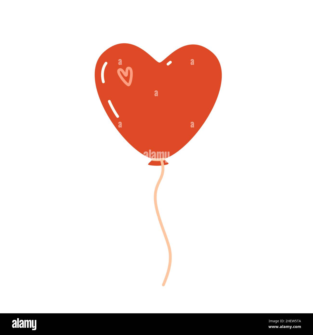 Balloon, heart shape Stock Vector Images - Alamy