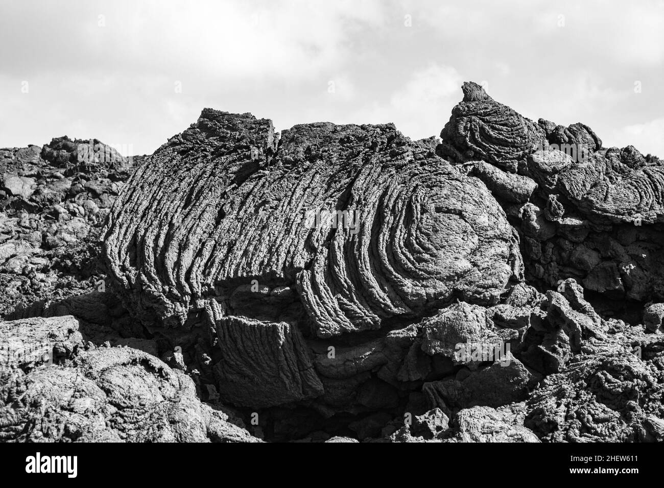 cold volcanic flow in detail Stock Photo - Alamy
