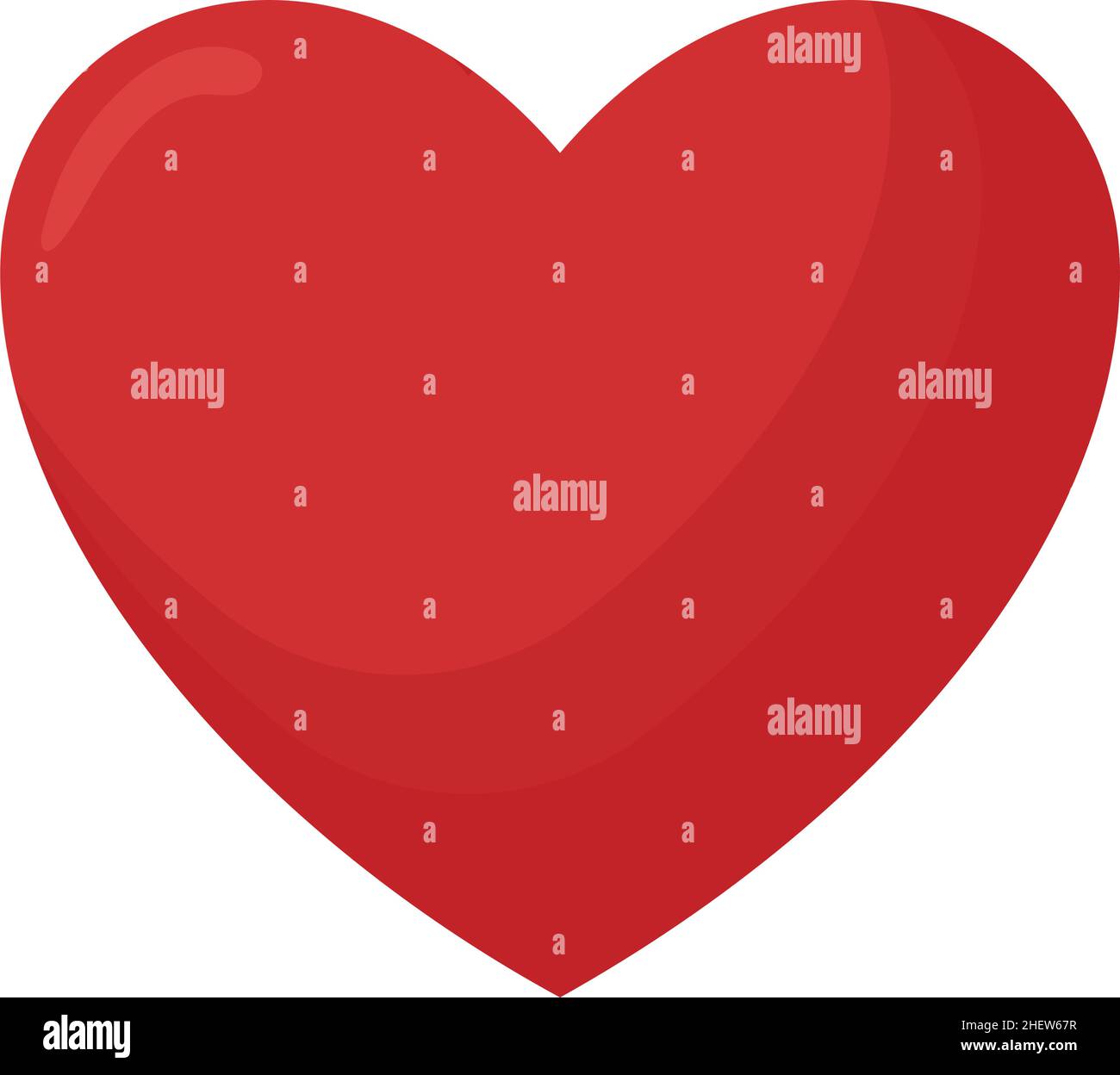 big red heart Stock Vector Image & Art - Alamy