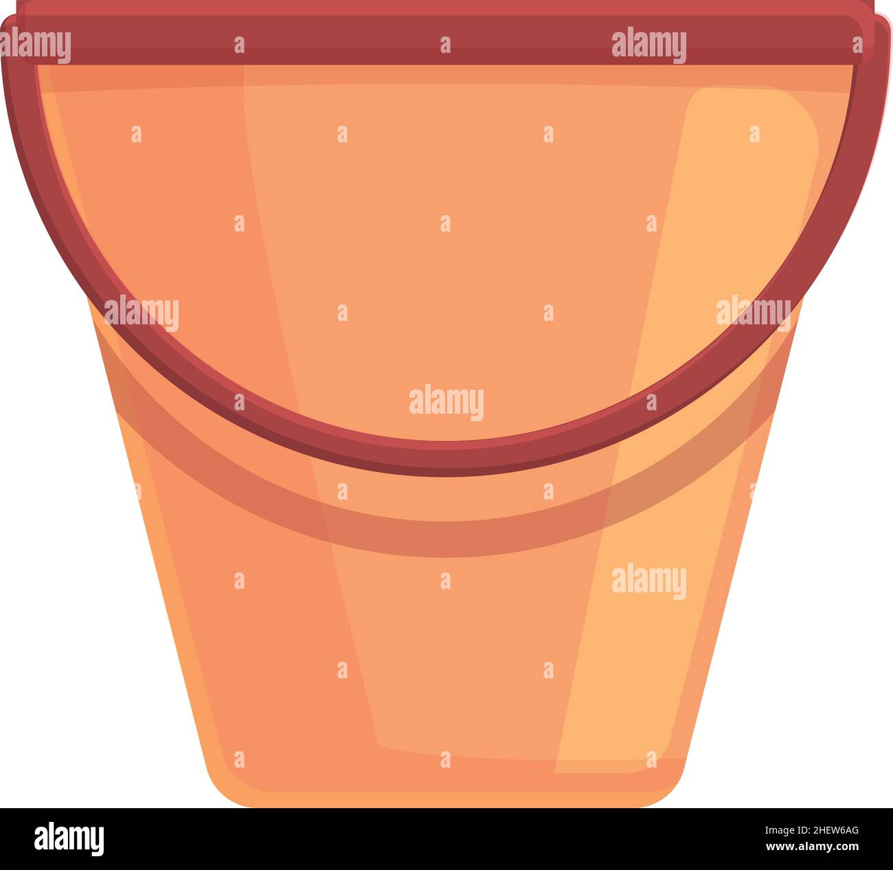 Cleaning water bucket icon cartoon vector. Household professional ...