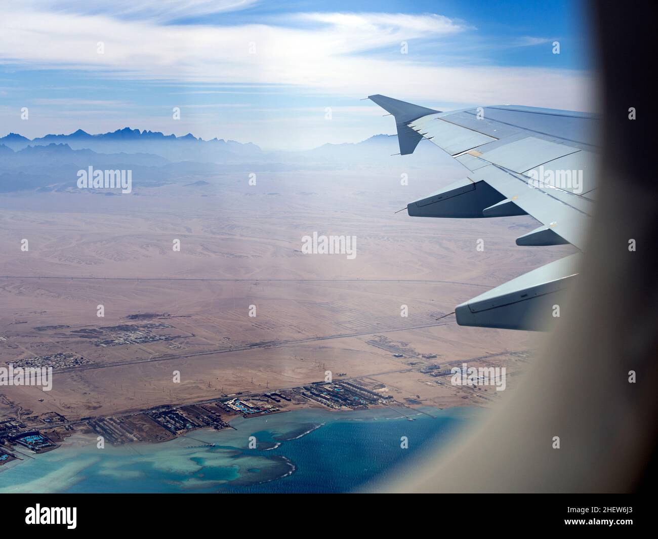 Aerial view above the clouds and sky, Inspiration concept. Travel ...