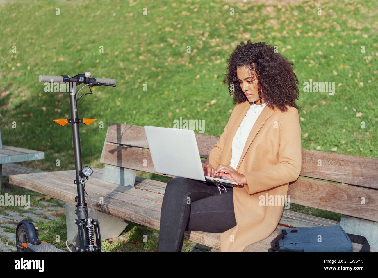 Mobility scooter woman sit hi-res stock photography and images - Alamy