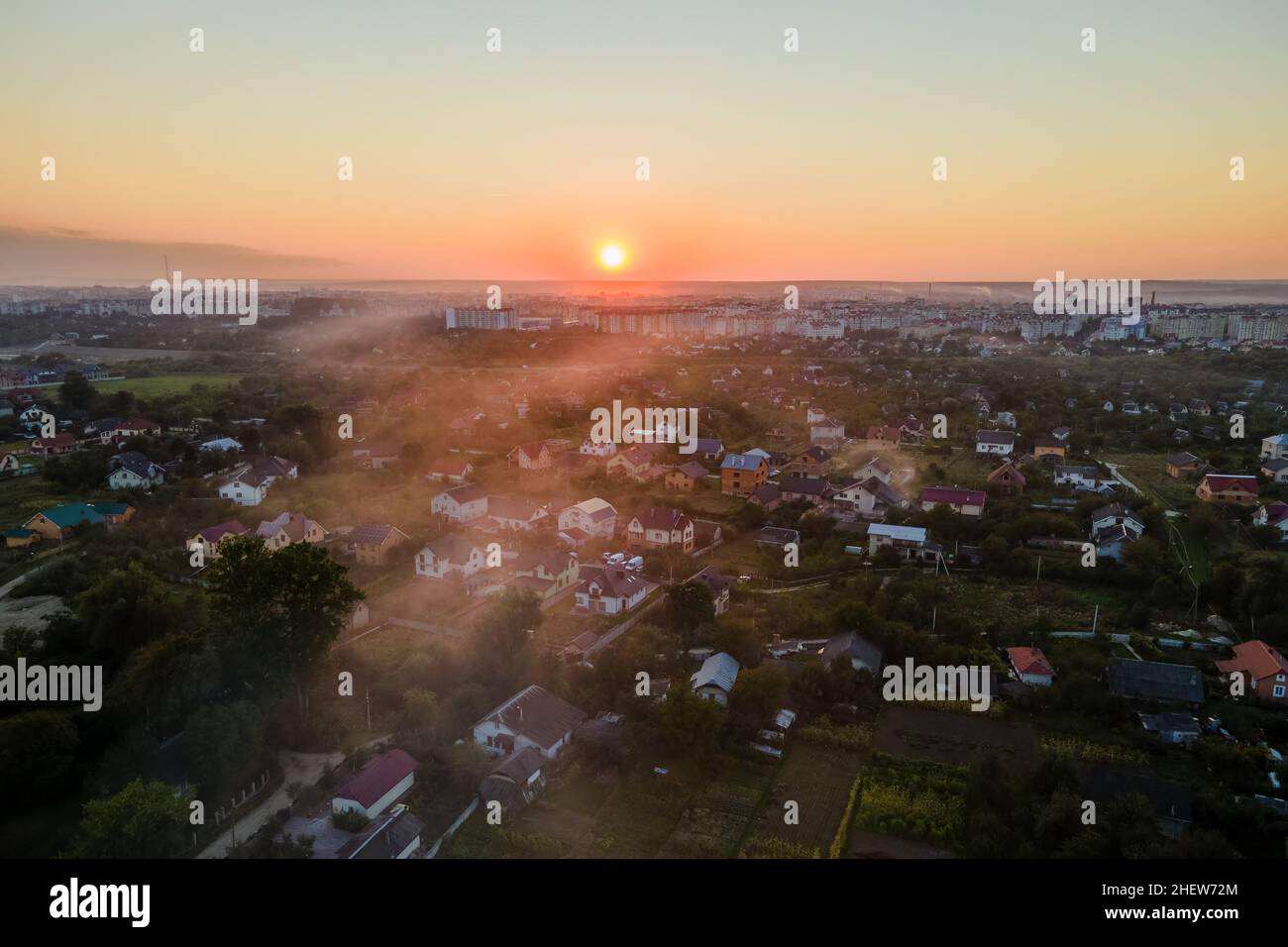 Suburban amazing sunset hi-res stock photography and images - Alamy