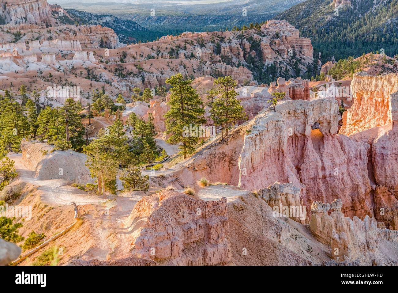 beautiful landscape in Bryce Canyon with magnificent Stone formation ...