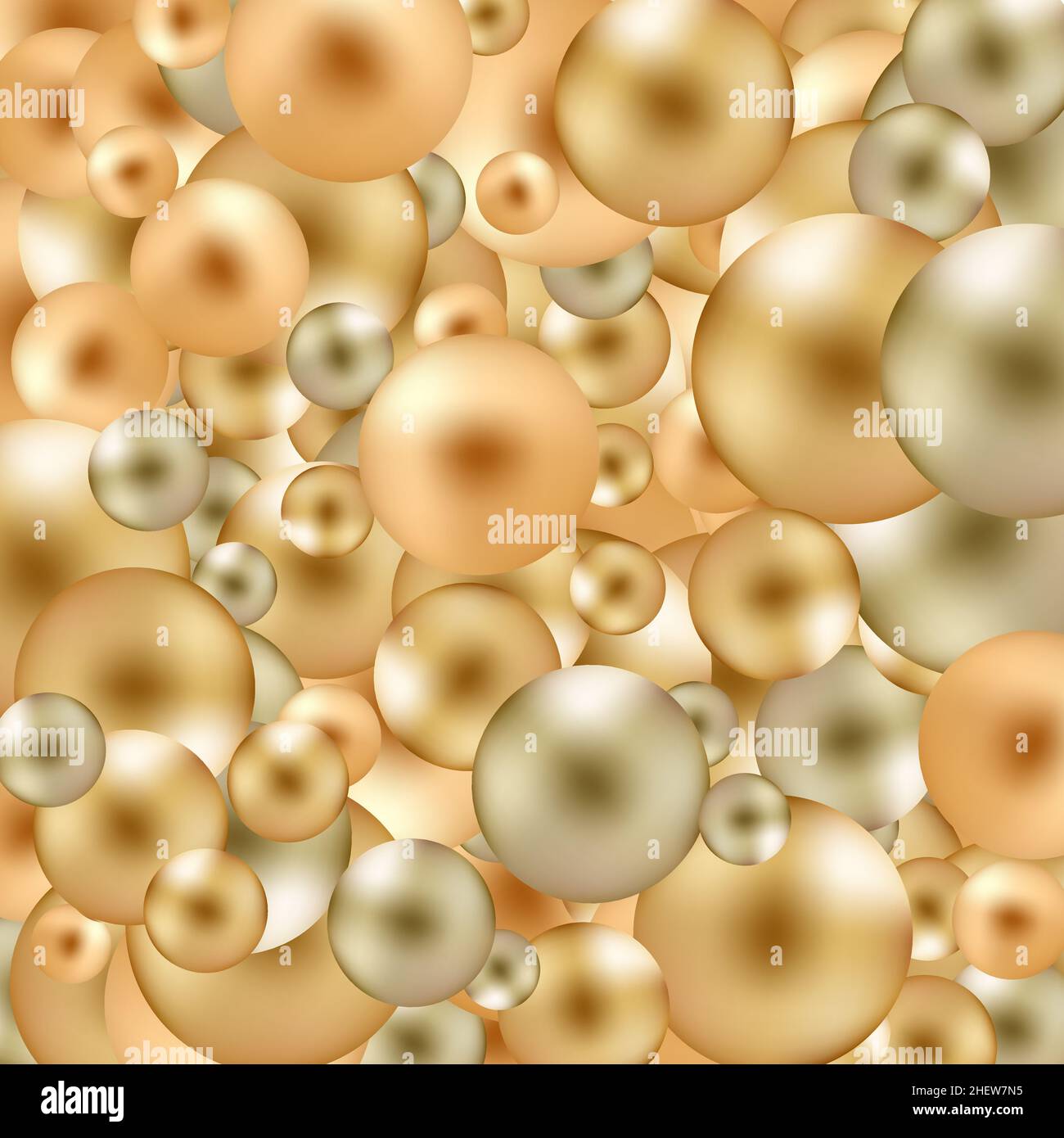 Background studded with gold pearls. Festive background template Stock ...