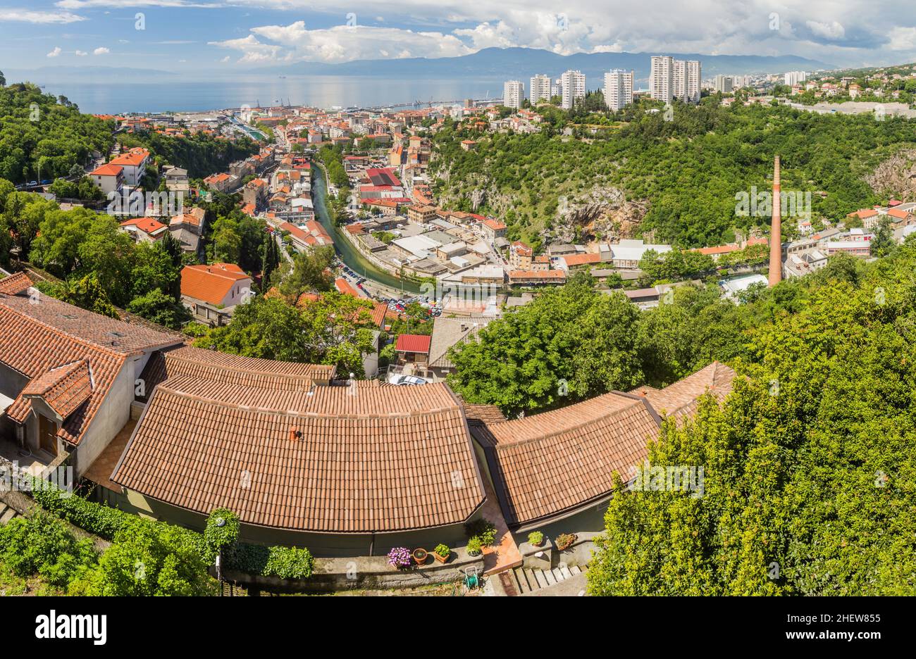 Panoramic view port rijeka hi-res stock photography and images - Alamy