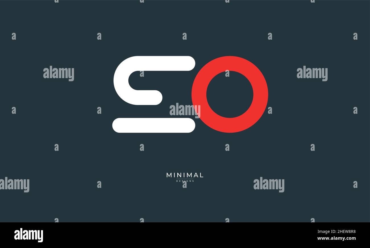 Go letter design logo Stock Vector Images - Alamy