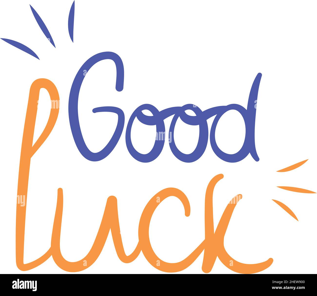 colored good luck quote Stock Vector Image & Art - Alamy