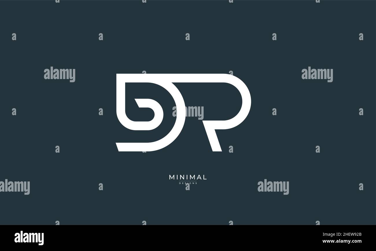 Dr initials logo hi-res stock photography and images - Alamy