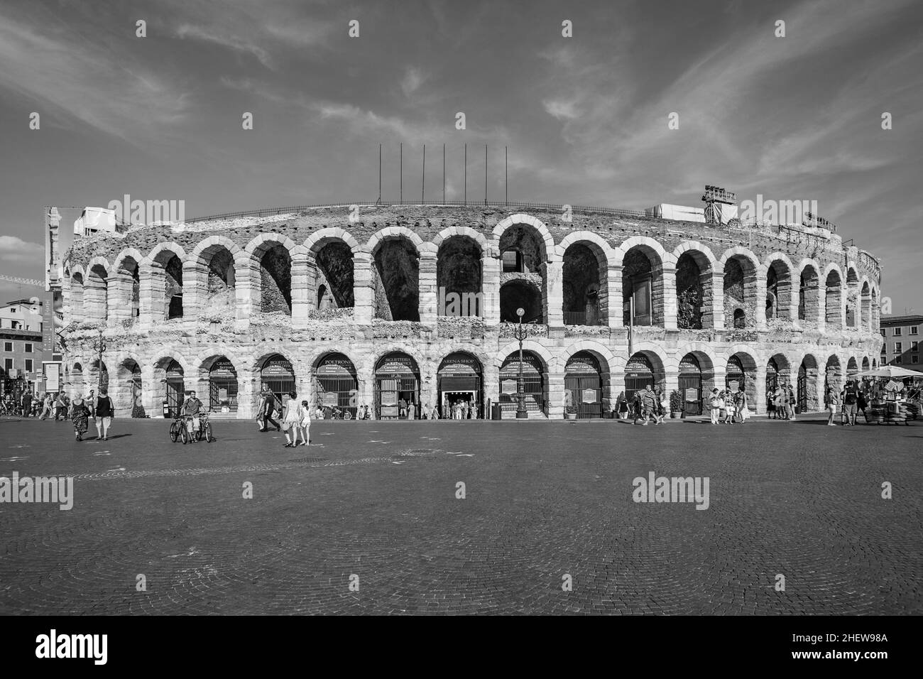 View old antique arena Black and White Stock Photos & Images - Alamy