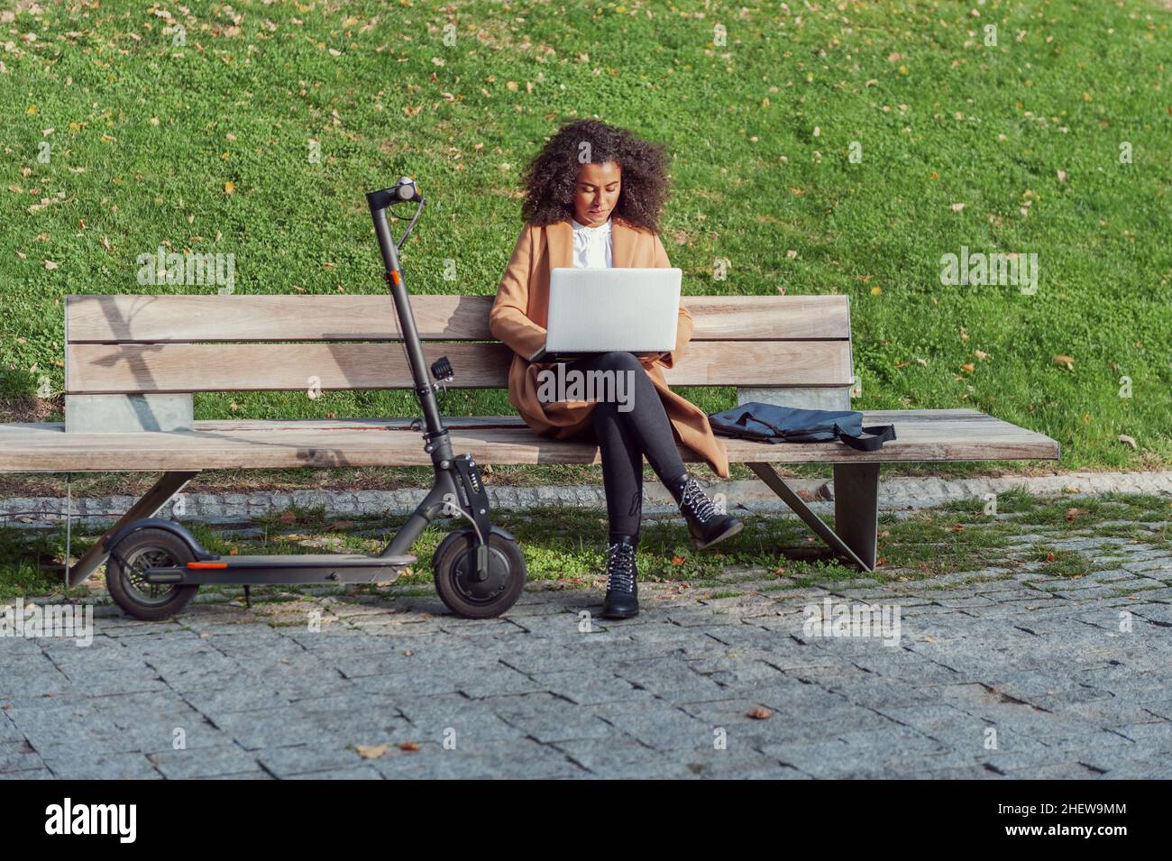 Mobility scooter woman sit hi-res stock photography and images - Alamy