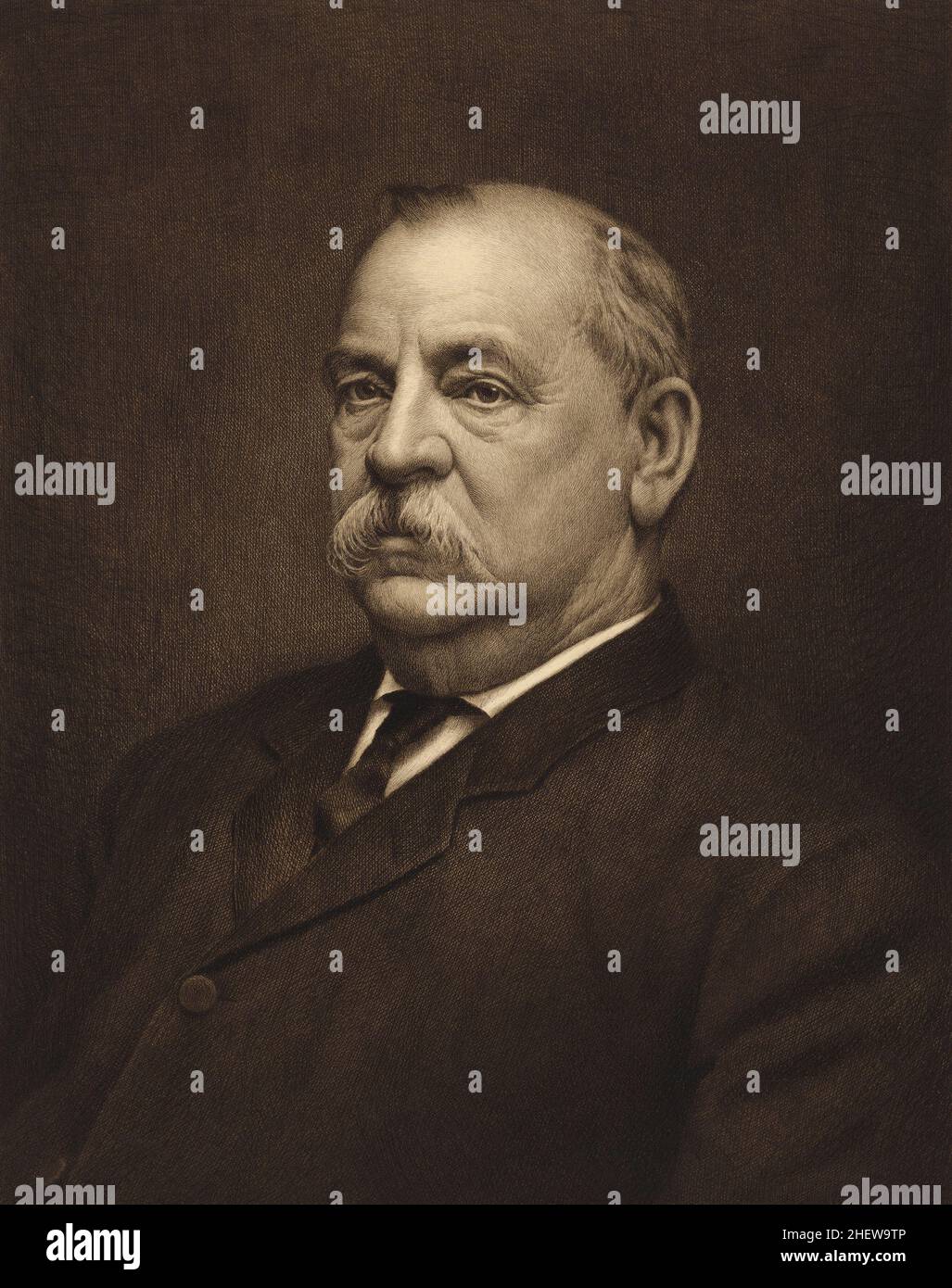 Grover Cleveland (1837-1908), 22nd and 24th U.S. President 1885-1889 ...