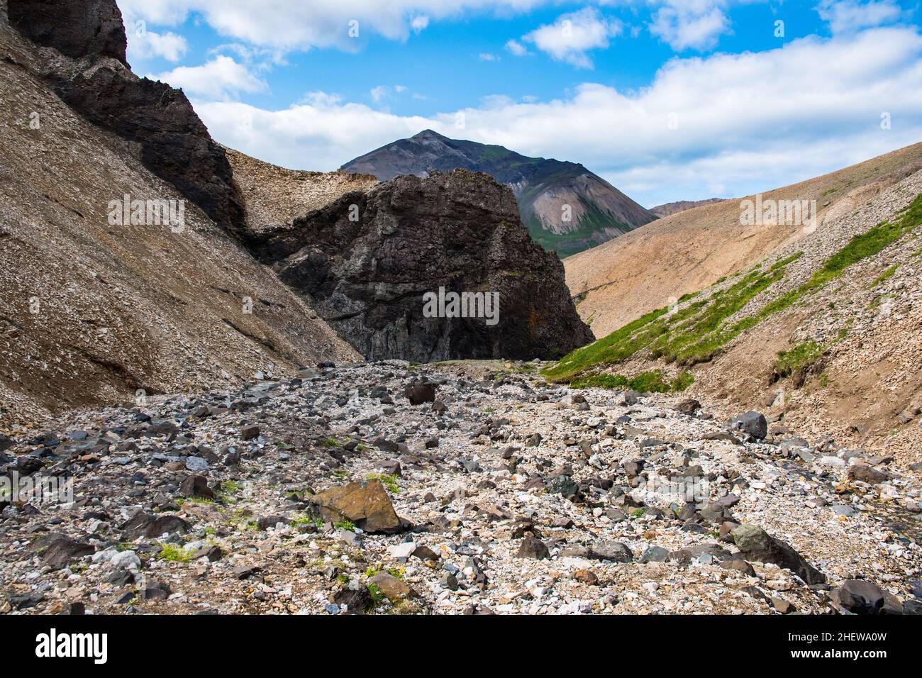 Innra Hvannagil canyon in Njardvik in east Iceland Stock Photo - Alamy