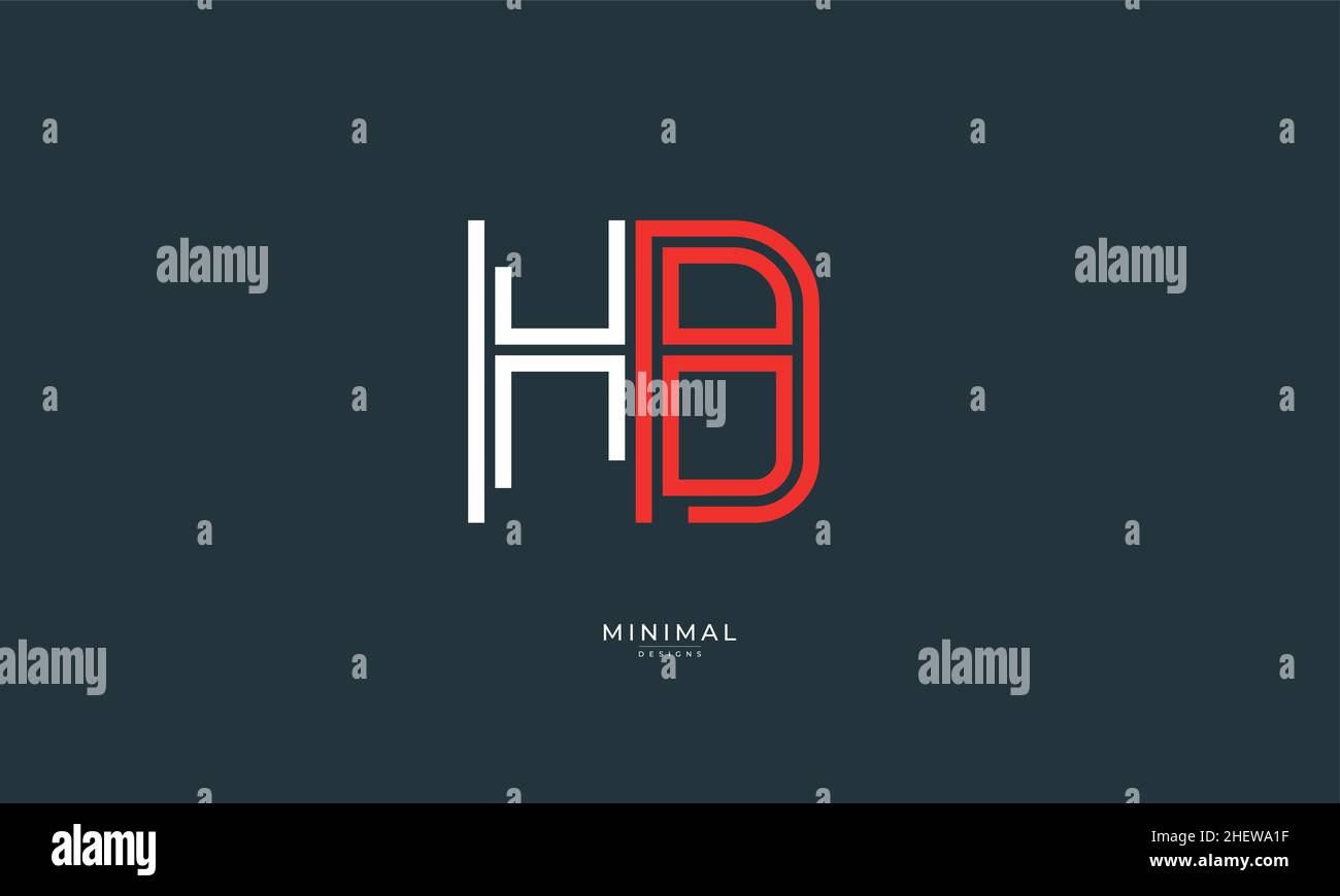 Letter hb logo hi-res stock photography and images - Alamy