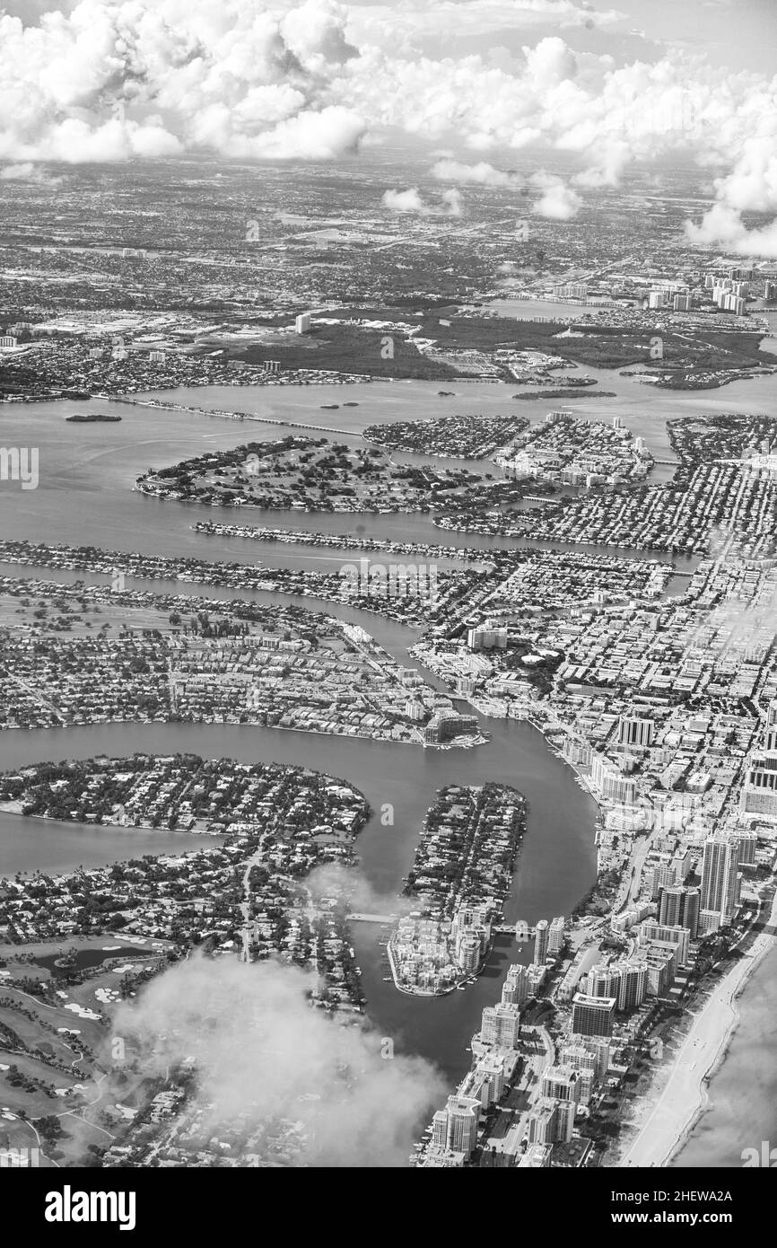 Aerial sea Black and White Stock Photos & Images - Alamy