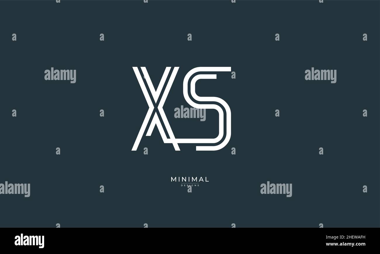 Alphabet letter icon logo XS Stock Vector Image & Art - Alamy