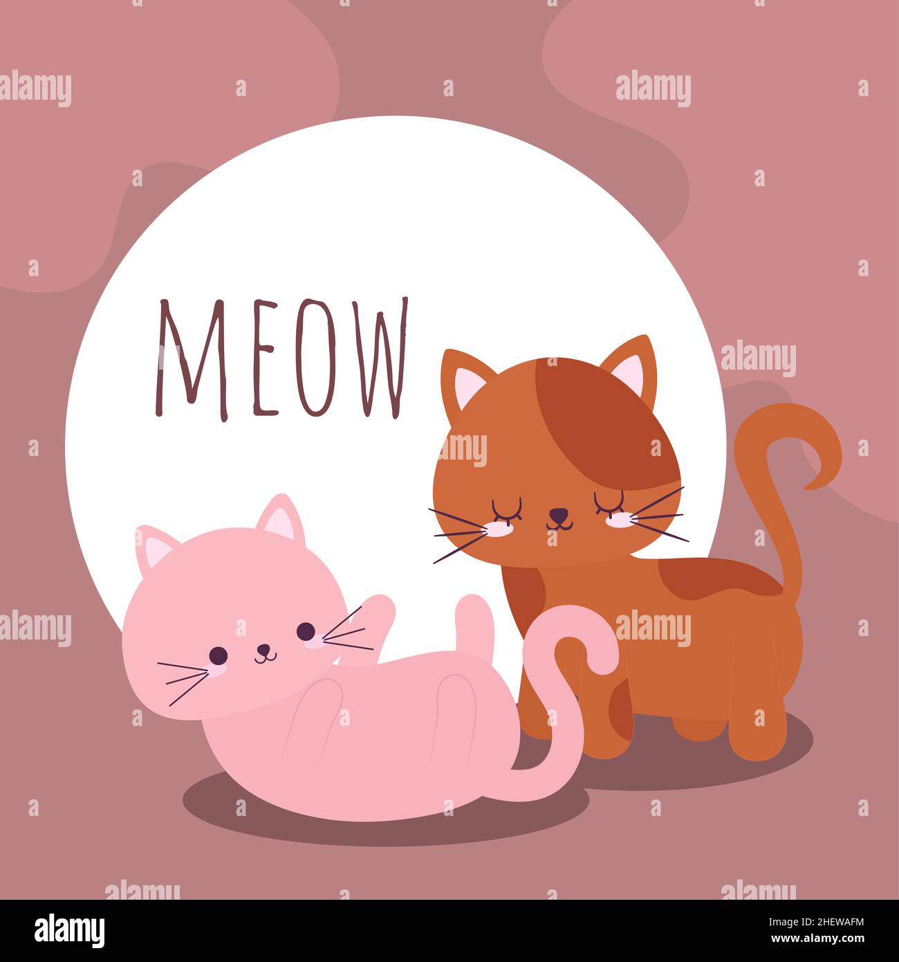 cute cats design Stock Vector Image & Art - Alamy