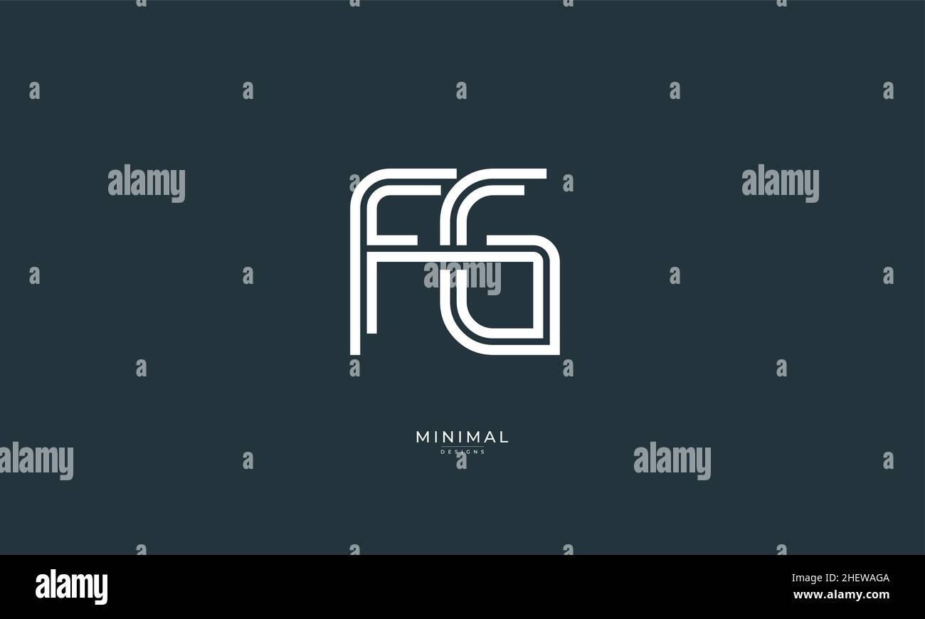 Alphabet letter icon logo FG Stock Vector Image & Art - Alamy