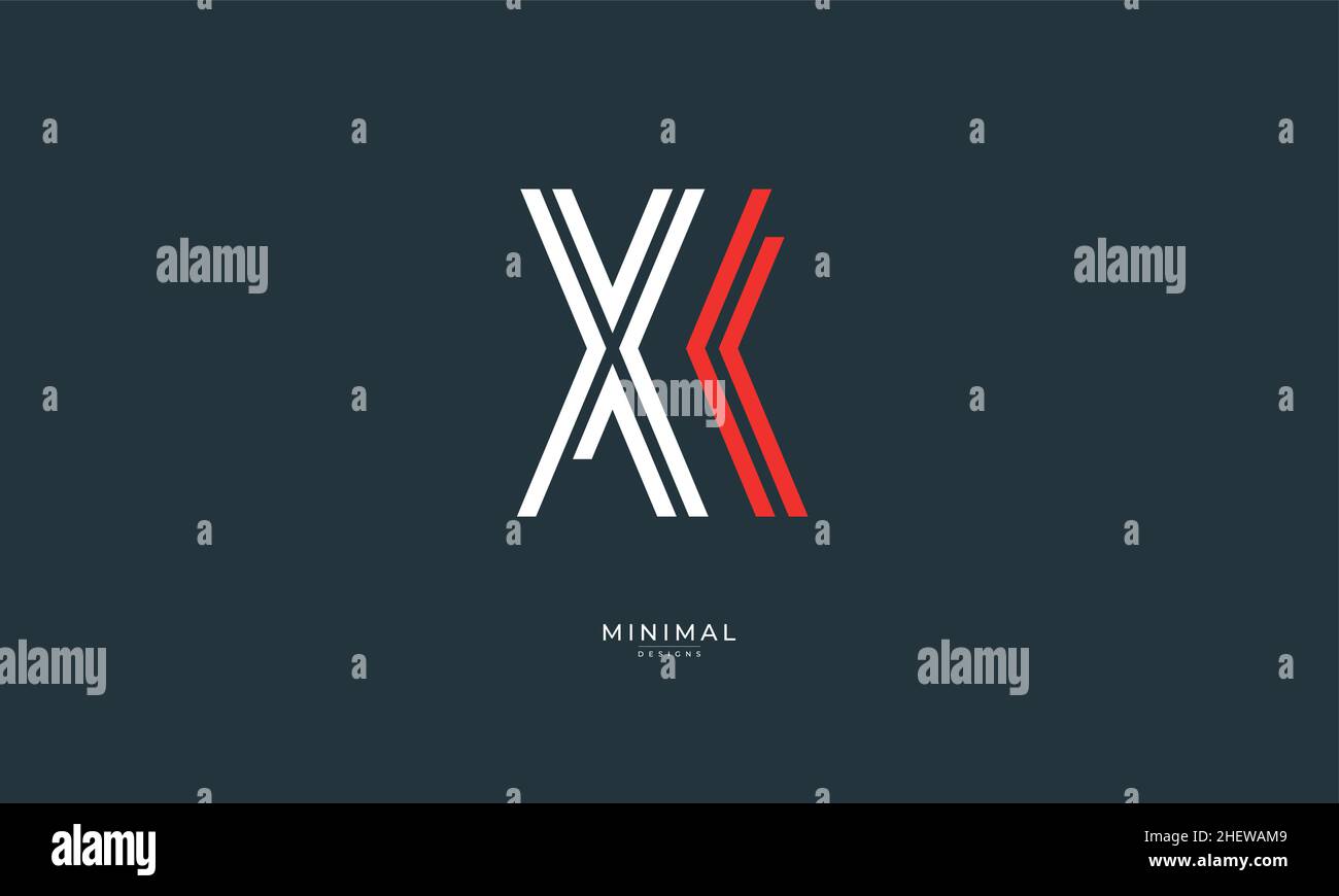 Xk initials logo hi-res stock photography and images - Alamy