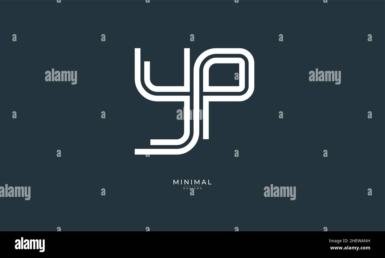 Alphabet letter icon logo YP Stock Vector Image & Art - Alamy