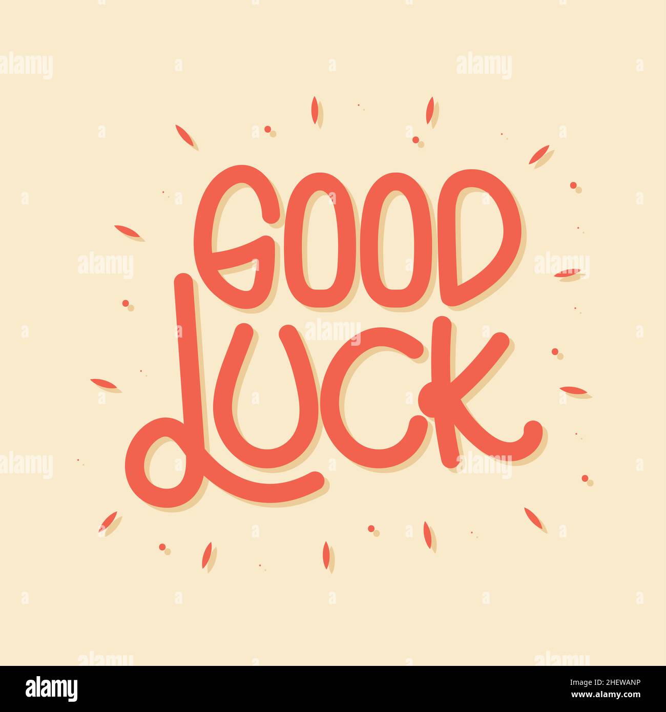 good luck card Stock Vector Image & Art - Alamy