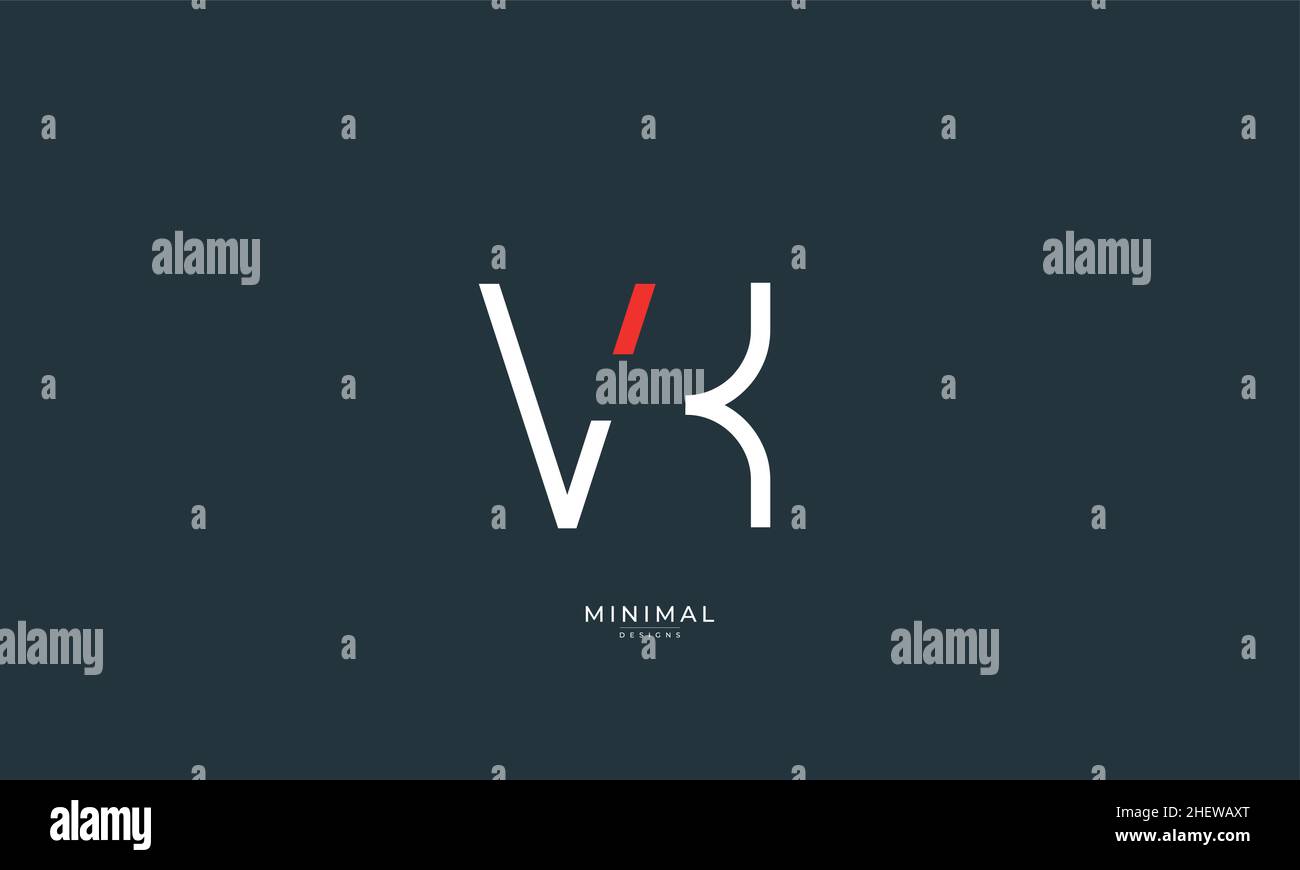Vk letters hi-res stock photography and images - Alamy