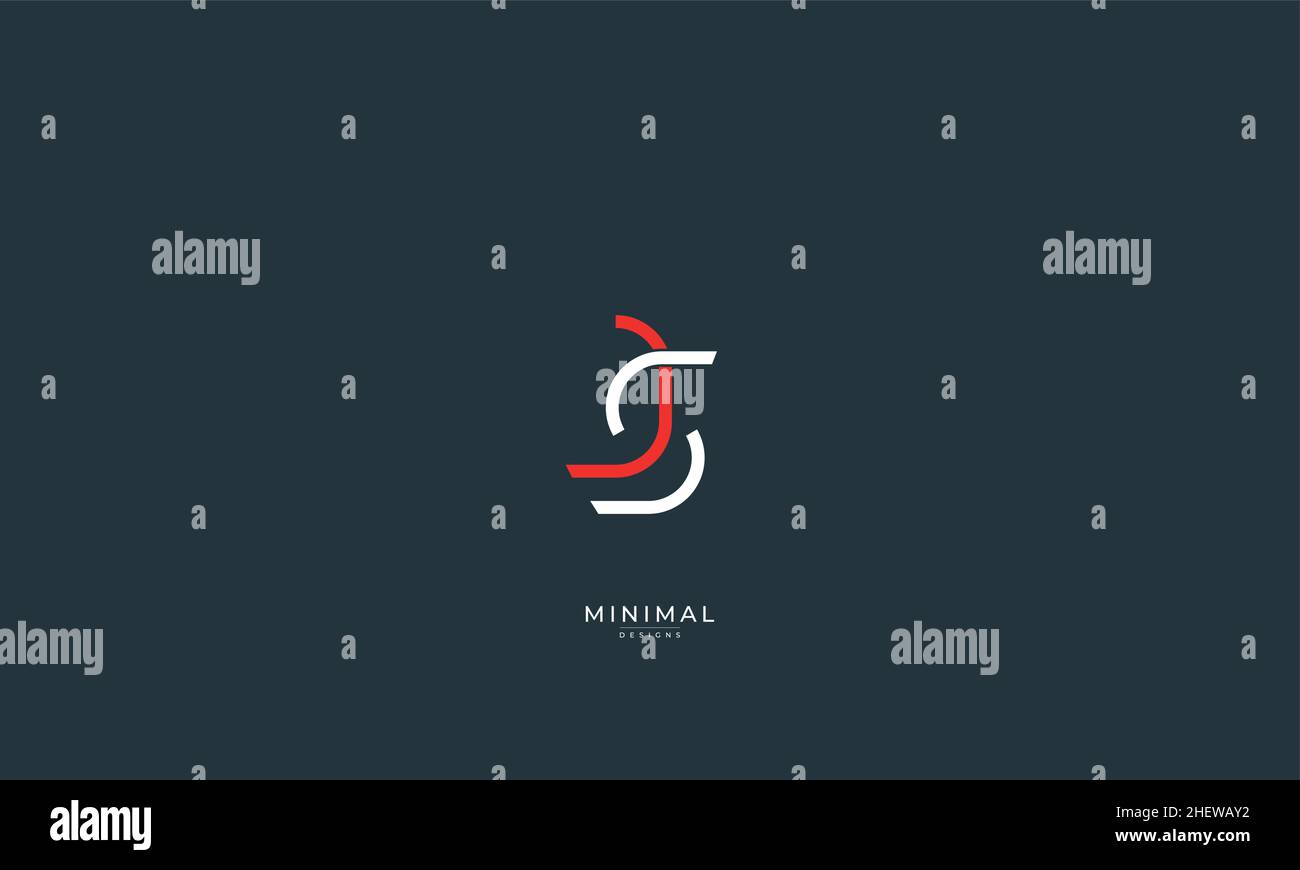 Alphabet letter icon logo JS or SJ Stock Vector Image & Art - Alamy