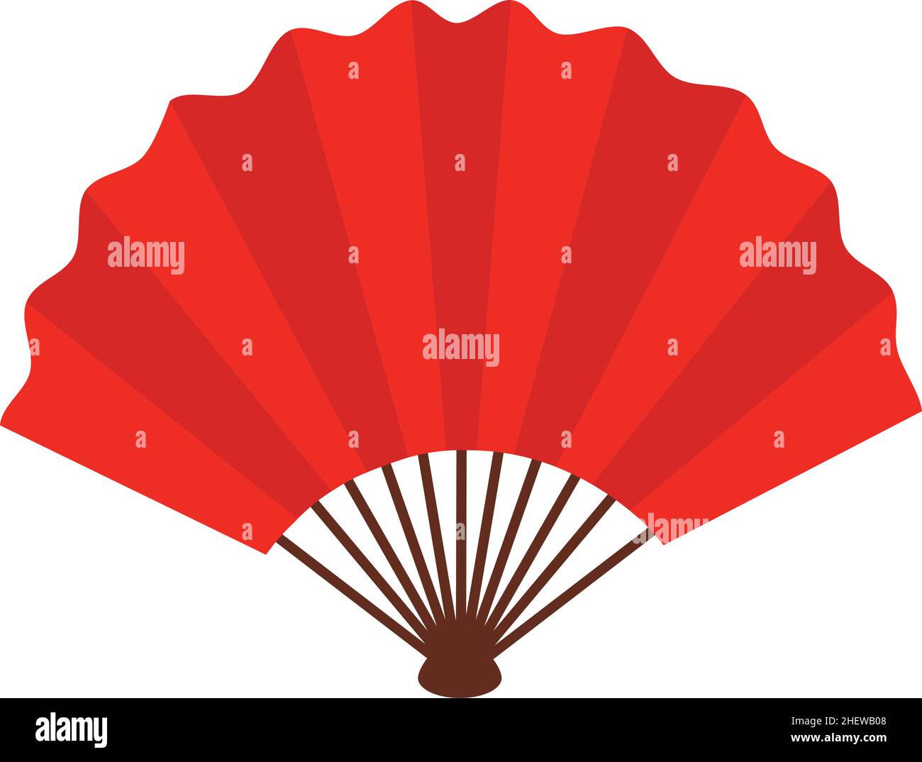 chinese fan illustration Stock Vector Image & Art - Alamy