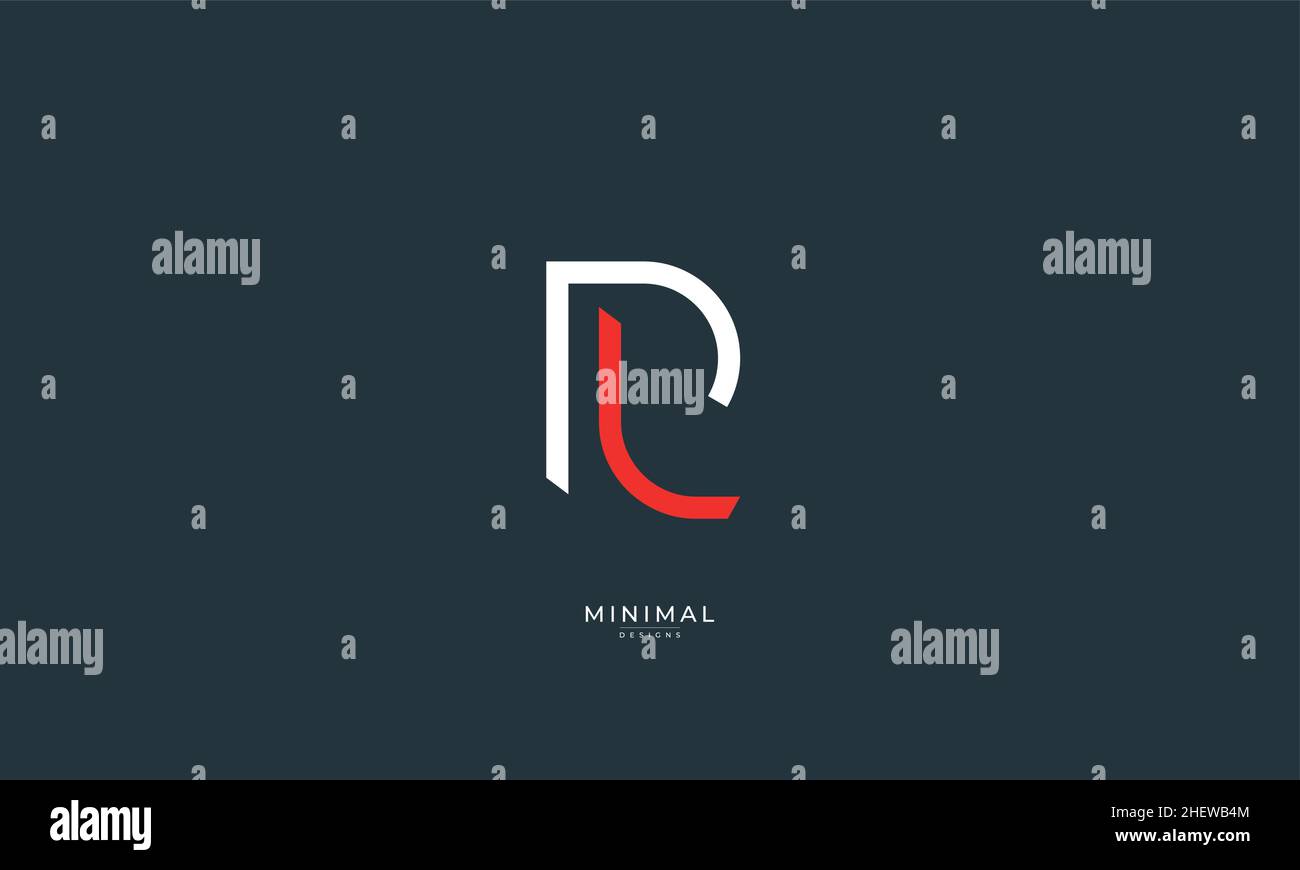 Alphabet letter icon logo PL Stock Vector Image & Art - Alamy