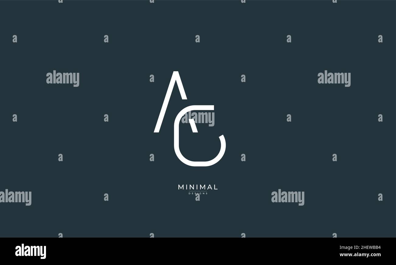 Letter ag logo creative Stock Vector Images - Alamy
