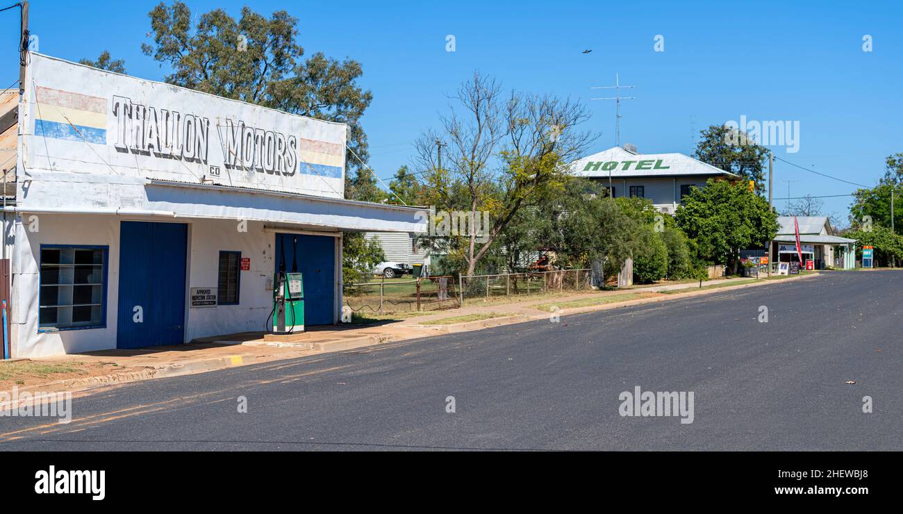 Main street of Thallon, Queensland, Australia Stock Photo - Alamy