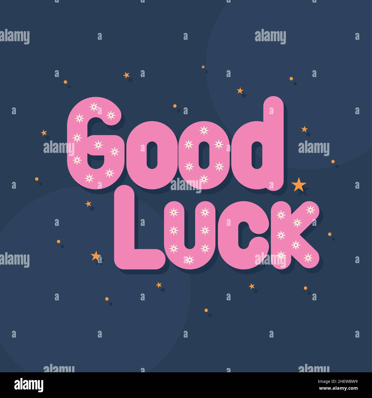 good luck poster Stock Vector Image & Art - Alamy