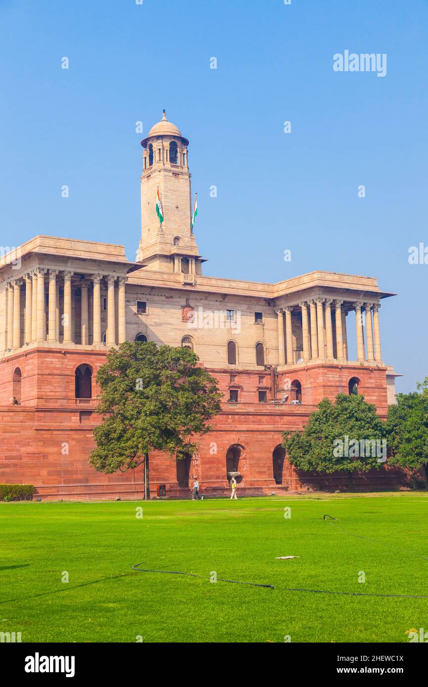 North Block of the Secretariat Building in New Delhi, the capital of ...