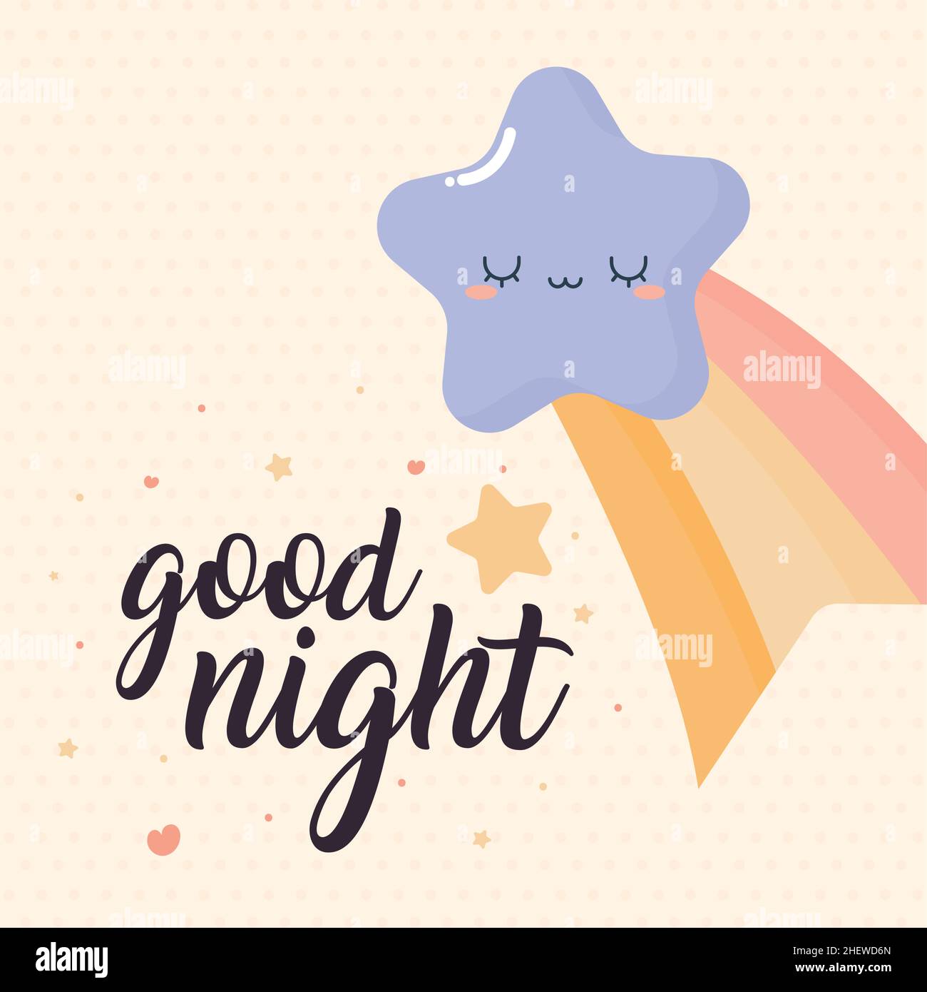 good night poster Stock Vector Image & Art - Alamy