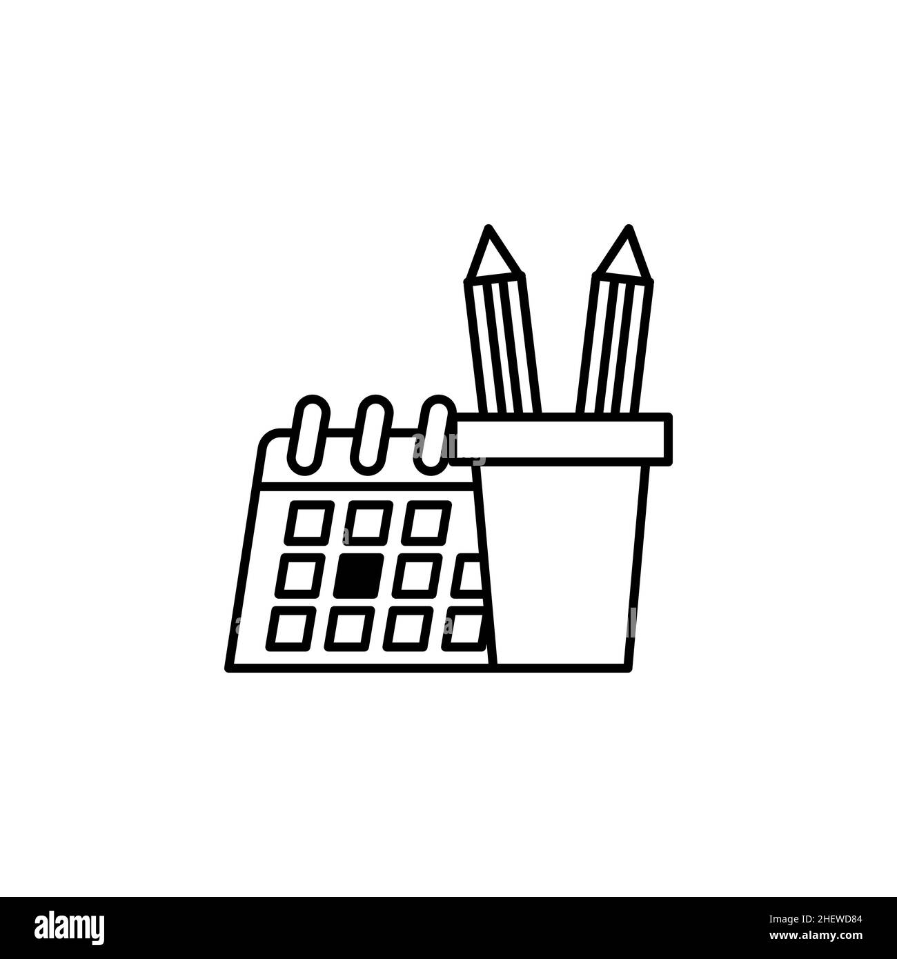 Desk tidy vector graphic hi-res stock photography and images - Alamy