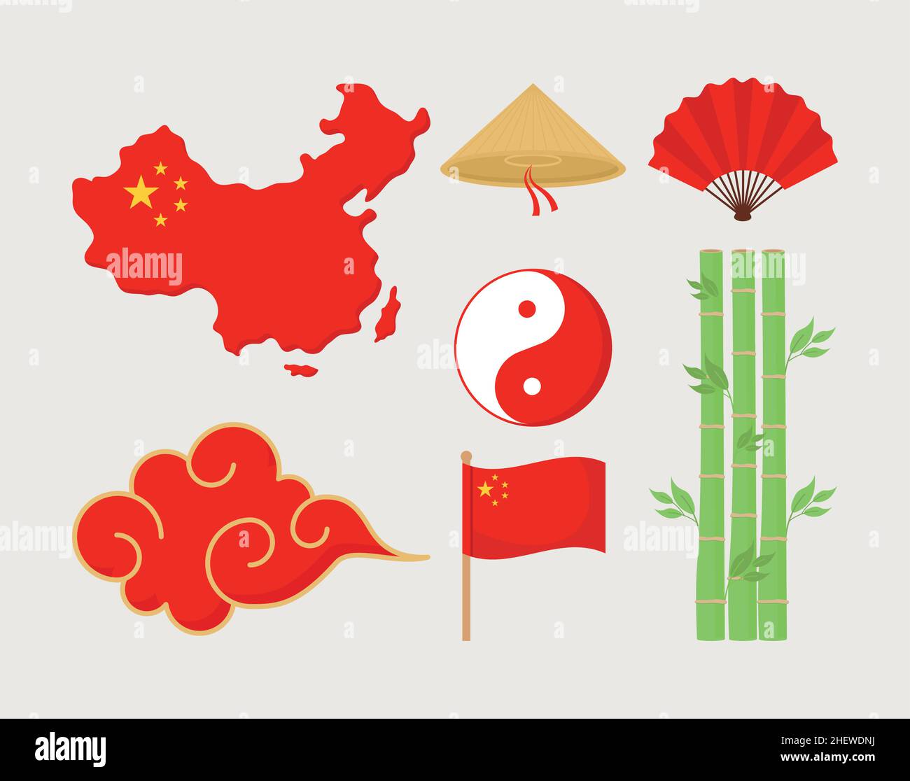 seven chinese items Stock Vector Image & Art - Alamy