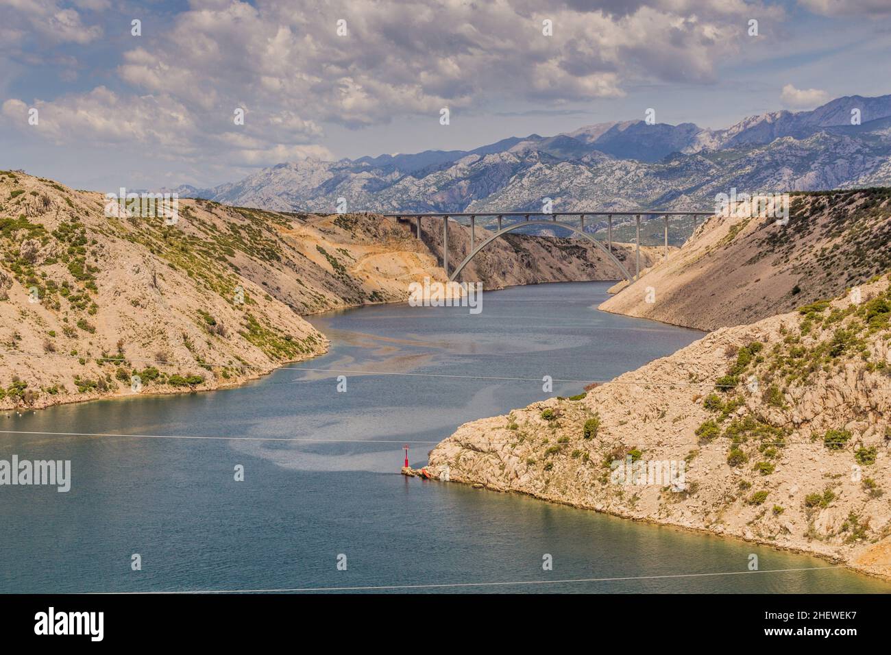 Maslenicki most on A1 freeway, Croatia Stock Photo - Alamy